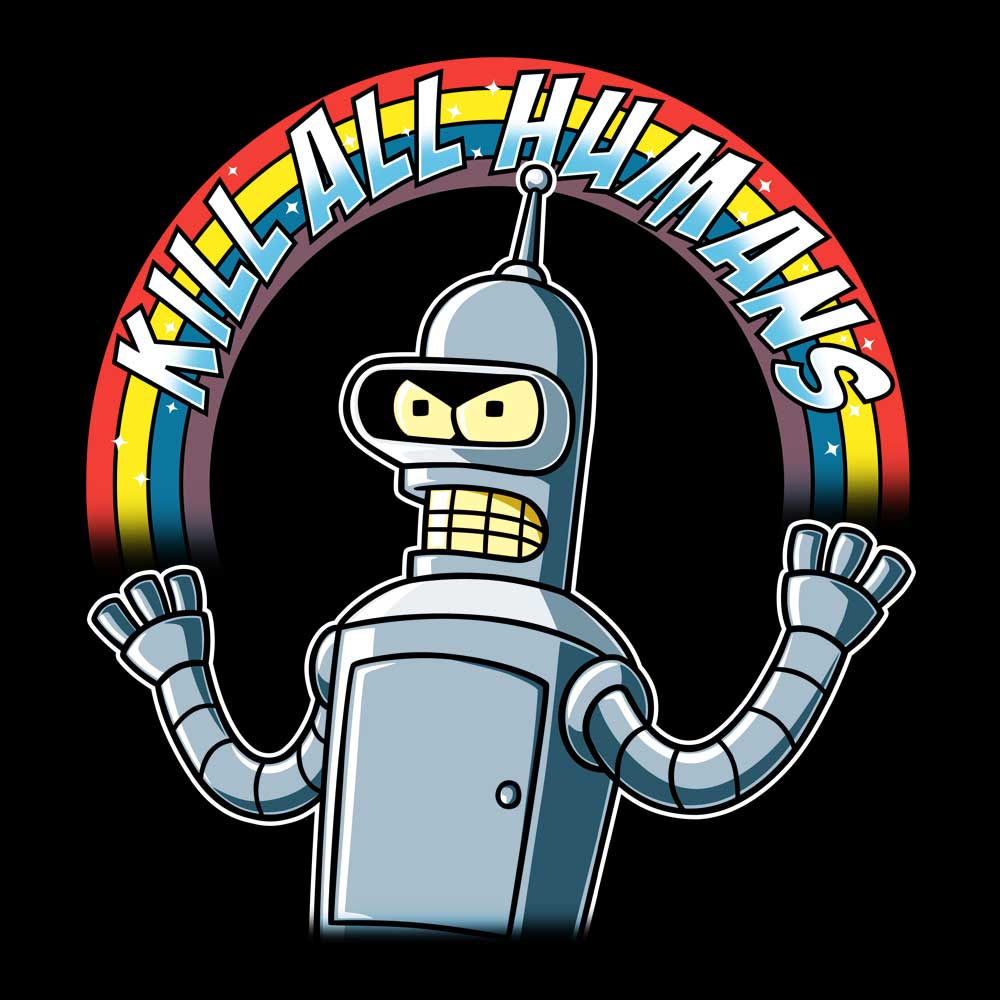 Shiny Metal Robot – Once Upon a Tee