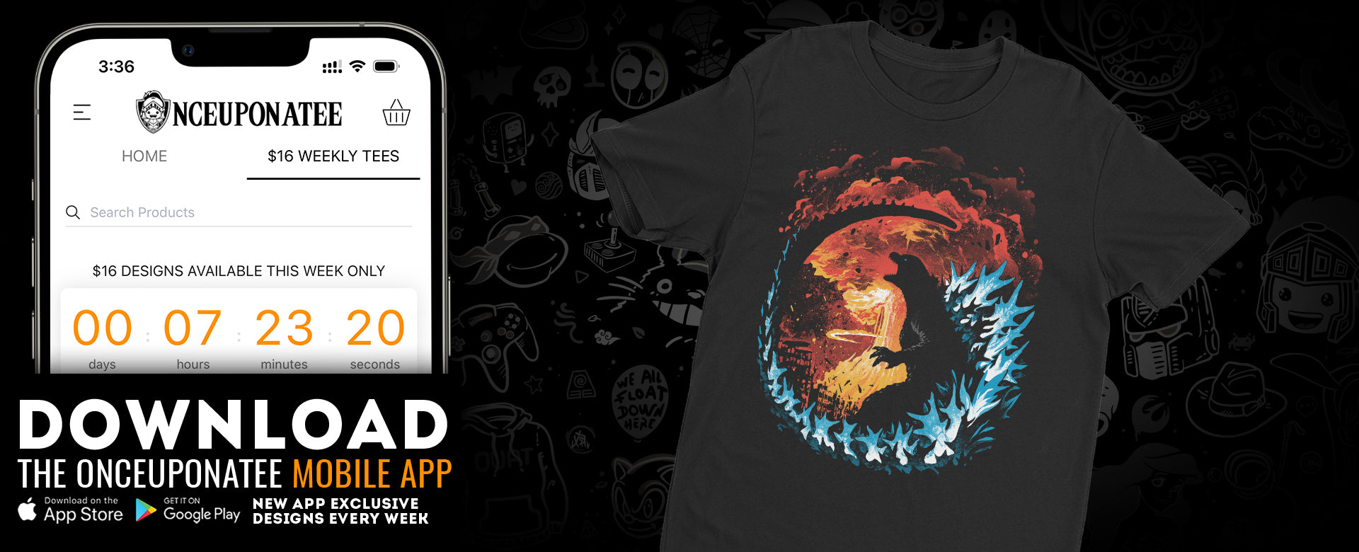 Once Upon a Tee - Limited Edition Pop Culture T-Shirts, Posters & More