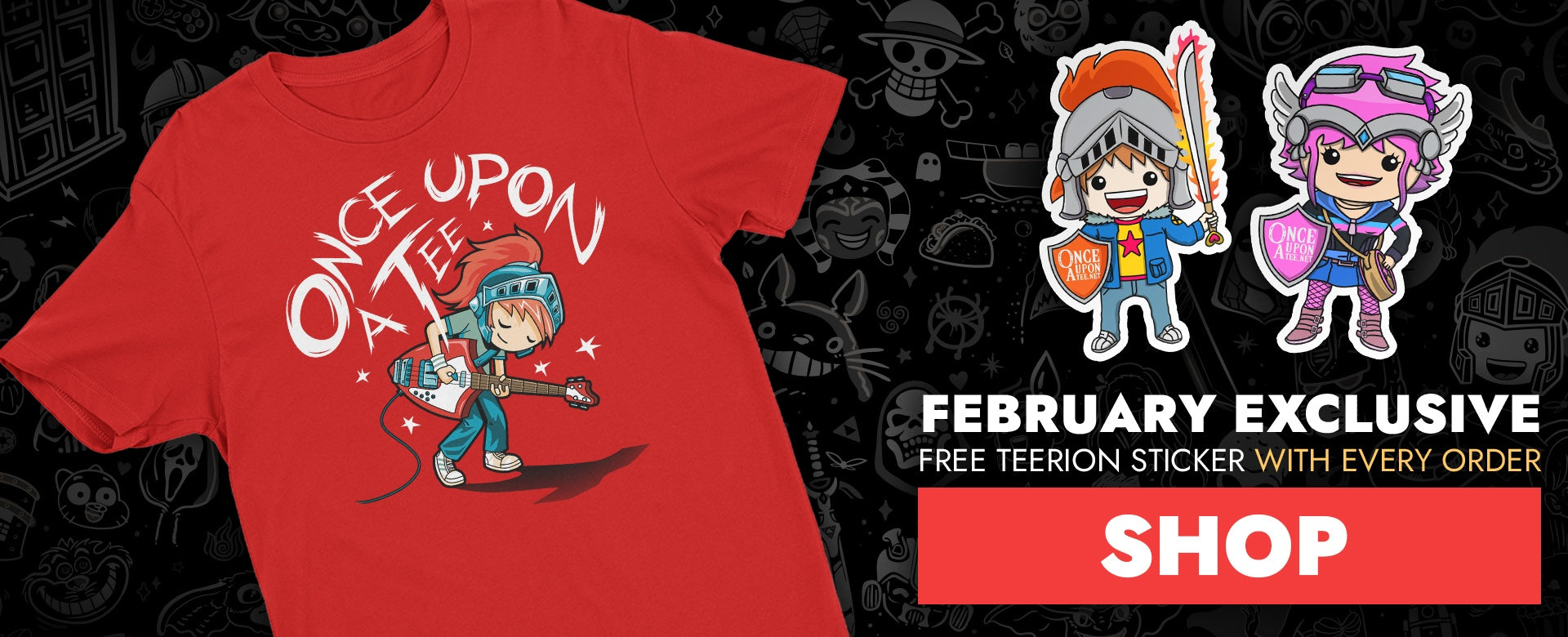 Once Upon a Tee - Limited Edition Pop Culture T-Shirts, Posters & More