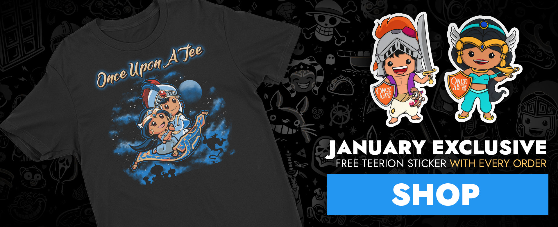 Once Upon a Tee - Limited Edition Pop Culture T-Shirts, Posters & More