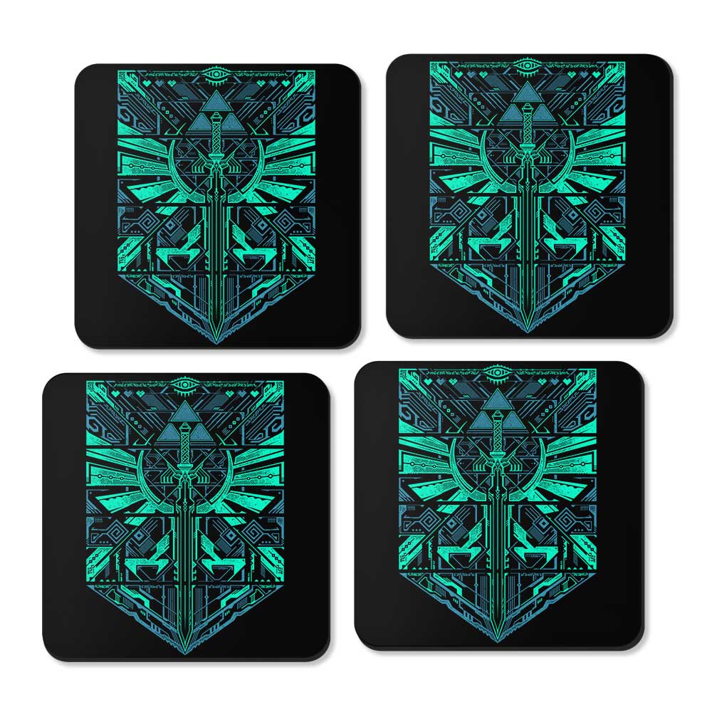 Cyber Z Hero - Coasters – Once Upon a Tee