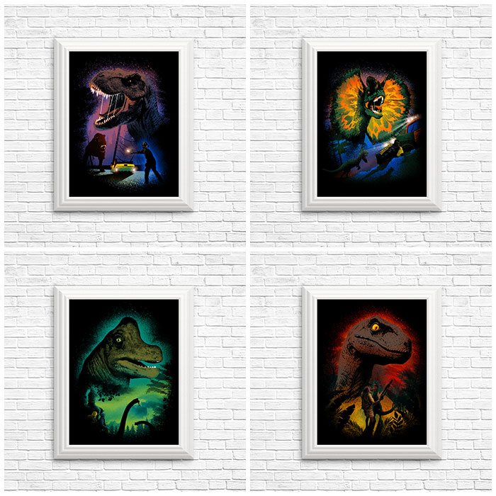 Entire Jurassic Collection - Poster Collection – Once Upon a Tee