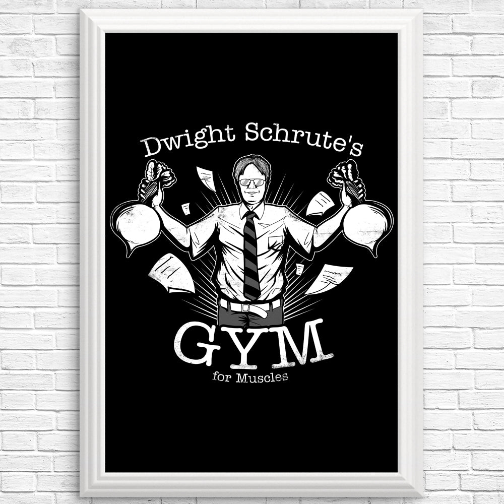 Gym for Muscles - Posters & Prints – Once Upon a Tee