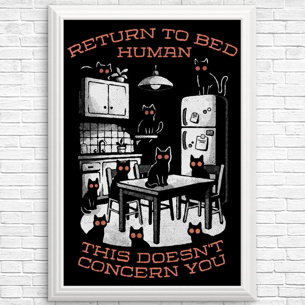 Return to Bed - Posters & Prints – Once Upon a Tee