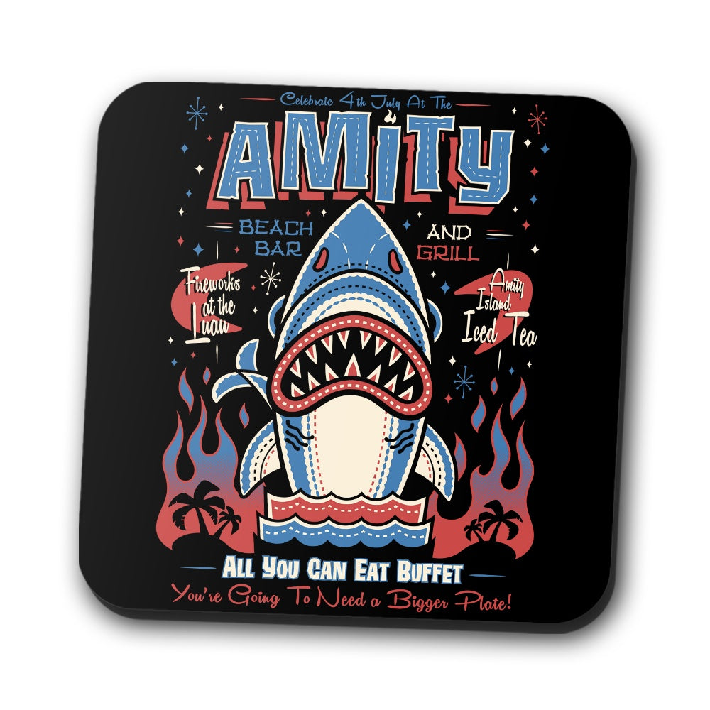 Shark Tiki - Coasters | Once Upon a Tee