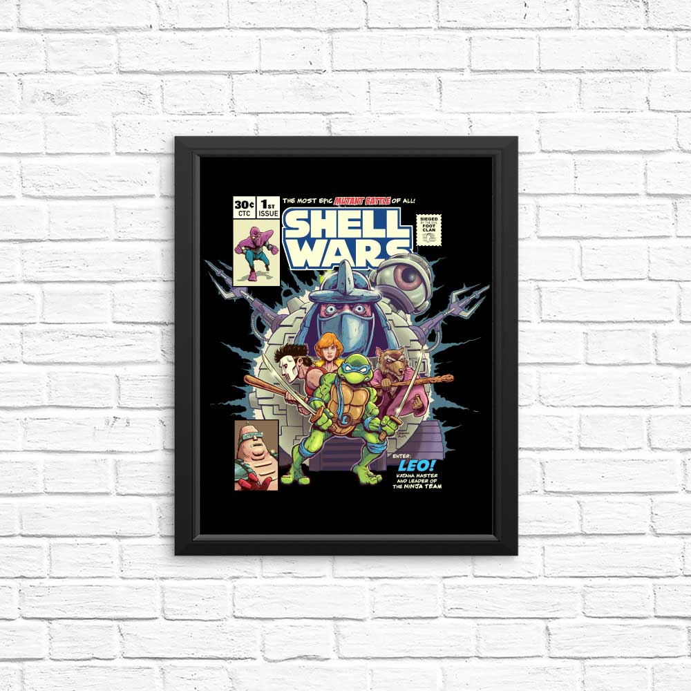Shell Wars - Posters & Prints – Once Upon a Tee