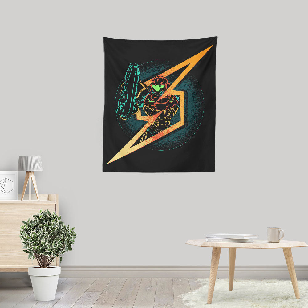 Symbol of Samus - Wall Tapestry – Once Upon a Tee