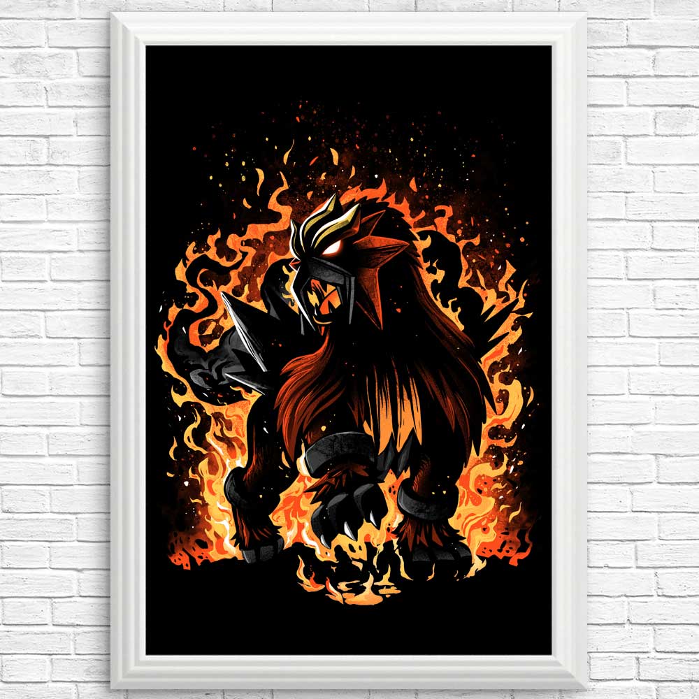 The Beast of Roaring Flames - Posters & Prints – Once Upon a Tee