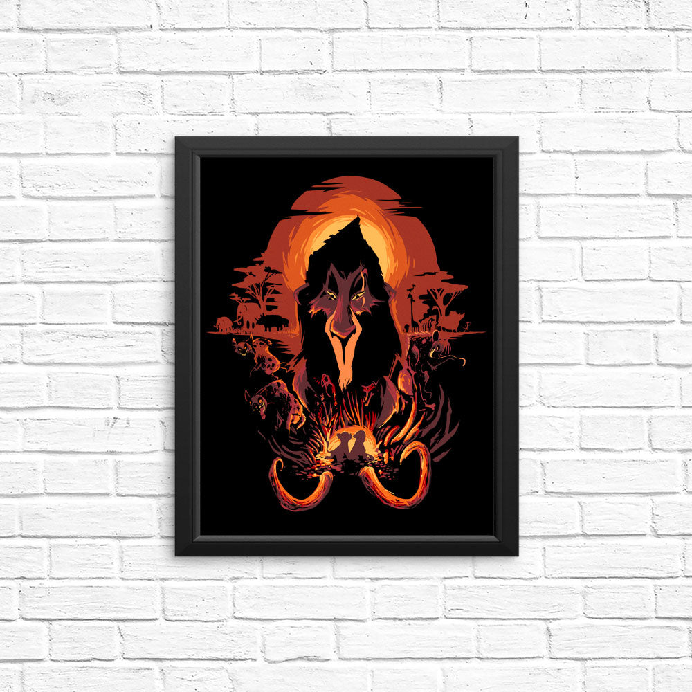 The King is Dead - Posters & Prints – Once Upon a Tee