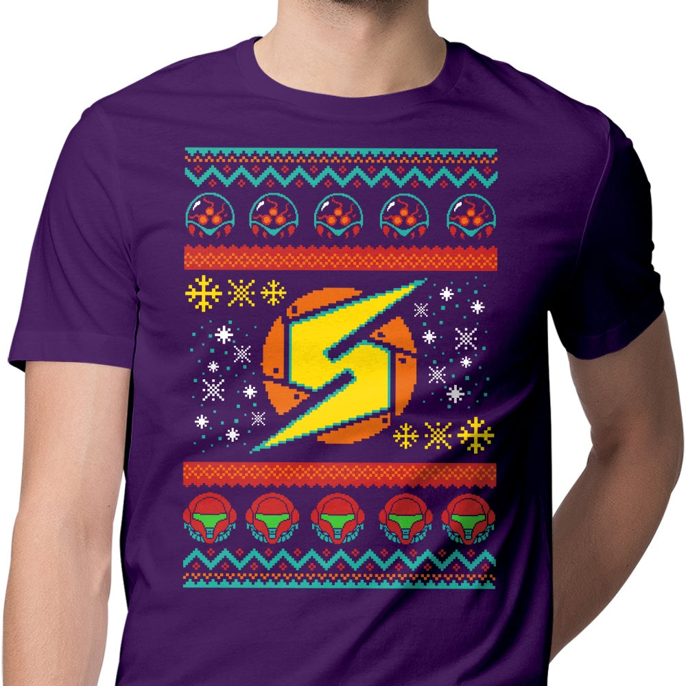 A Metroid Christmas - Men's Apparel | Once Upon a Tee