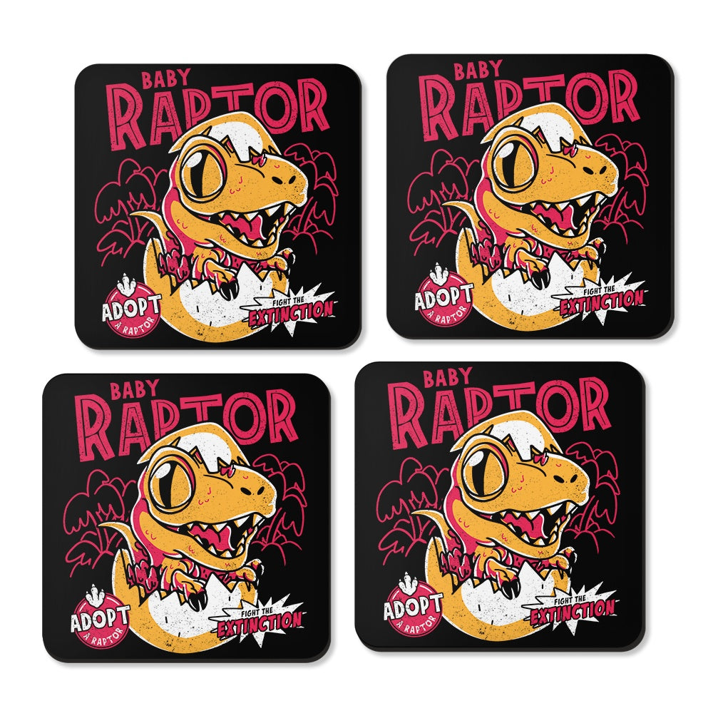 Baby Raptor - Coasters – Once Upon a Tee