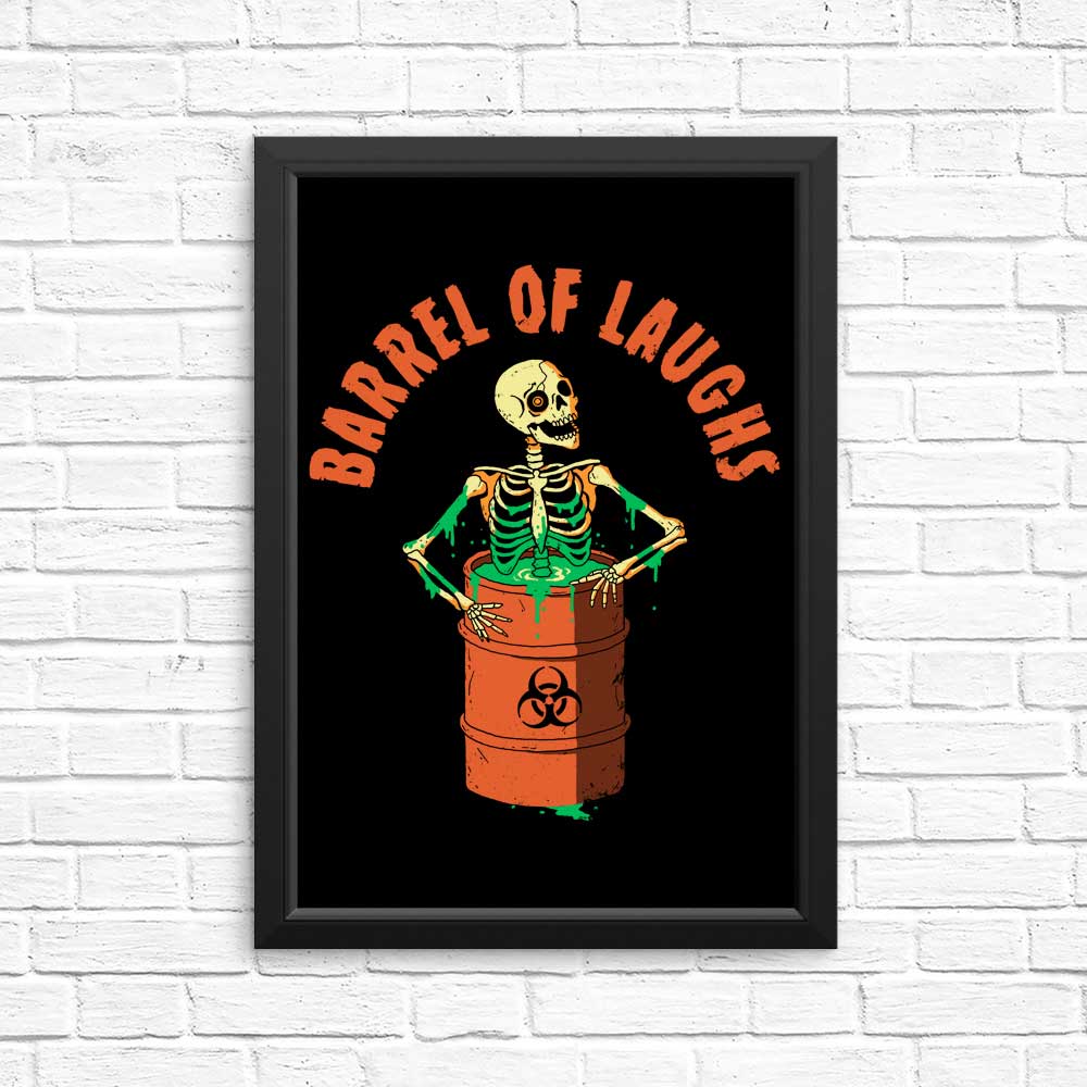 Barrel of Laughs - Posters & Prints – Once Upon a Tee