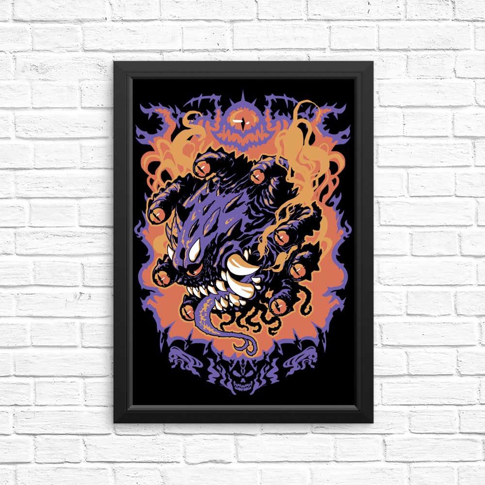 Beholder Attack - Posters & Prints – Once Upon a Tee