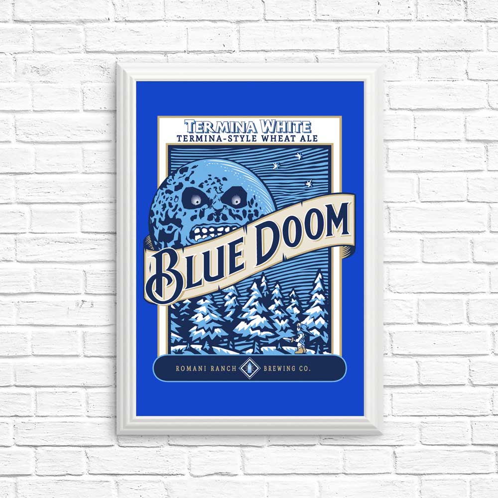 Blue Doom - Posters & Prints – Once Upon a Tee