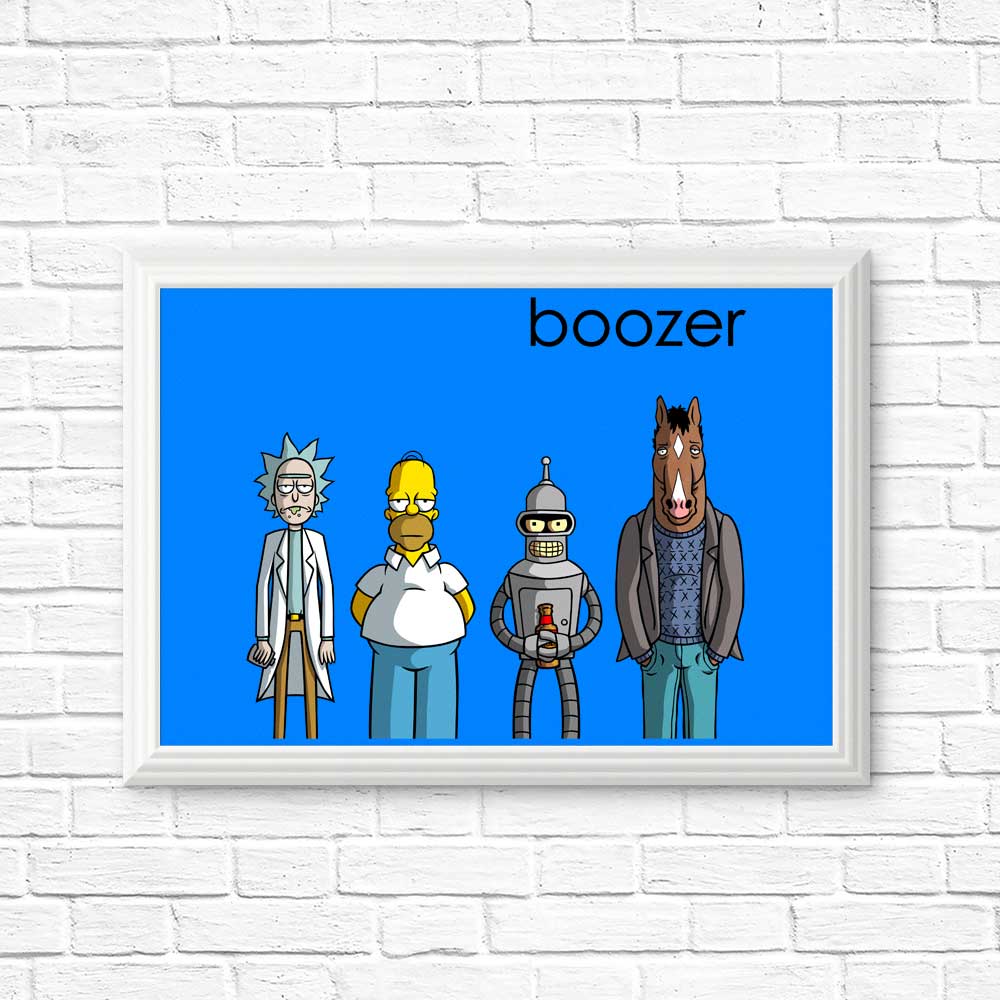Boozer - Posters & Prints | Once Upon a Tee