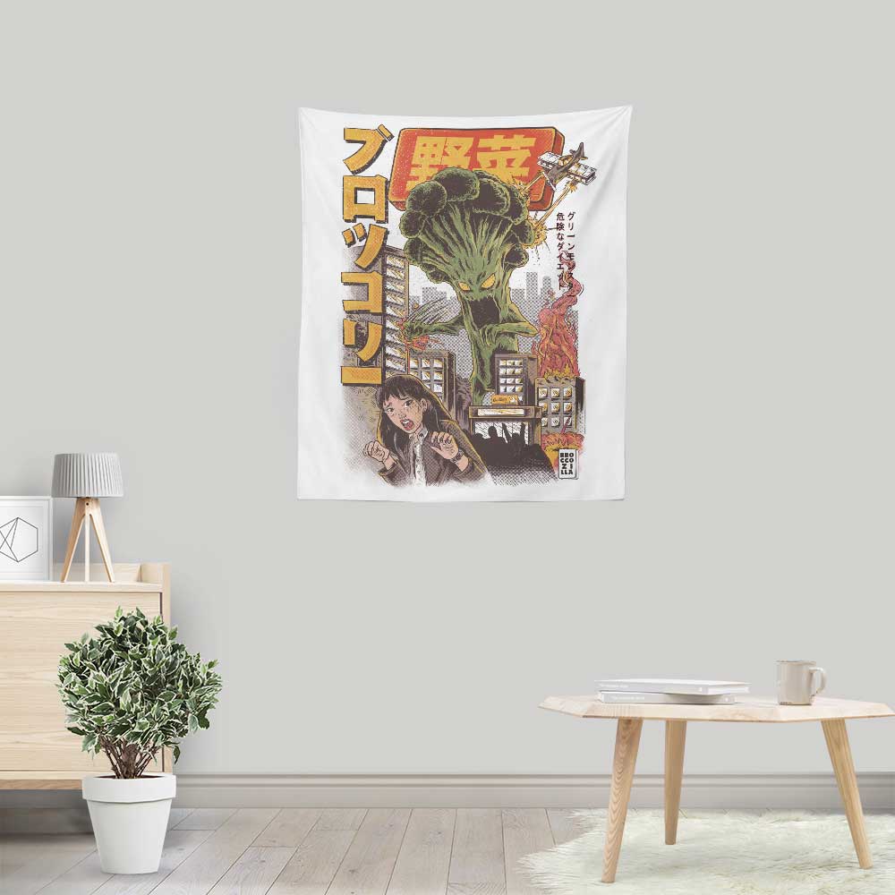 Broccozilla - Wall Tapestry – Once Upon a Tee