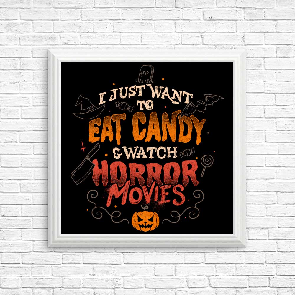 Candy and Horror Movies - Posters & Prints – Once Upon a Tee