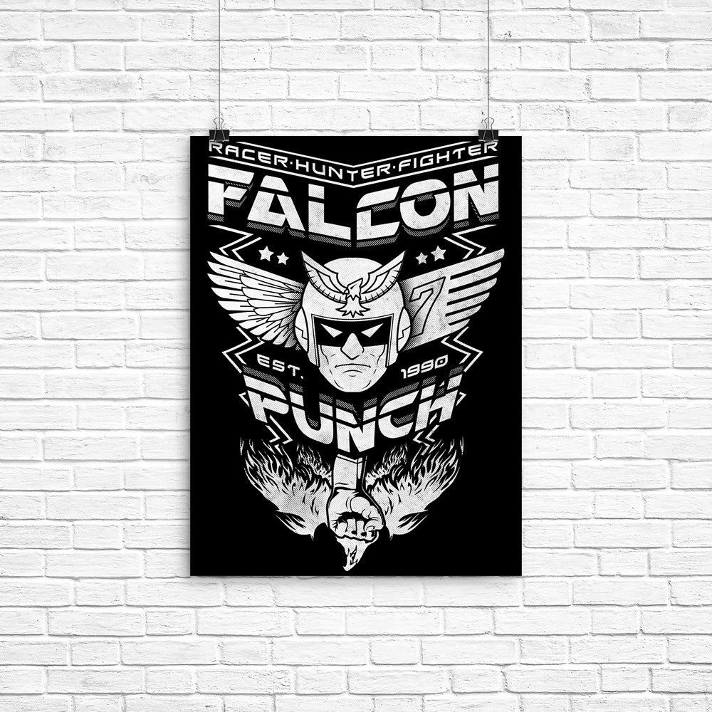 Classic Falcon - Poster – Once Upon a Tee