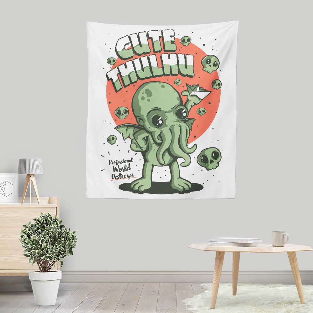 Cute-thulhu - Wall Tapestry – Once Upon a Tee