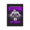 Decepticons Retreat - Canvas Print | Once Upon a Tee