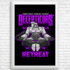 Decepticons Retreat - Posters & Prints | Once Upon a Tee
