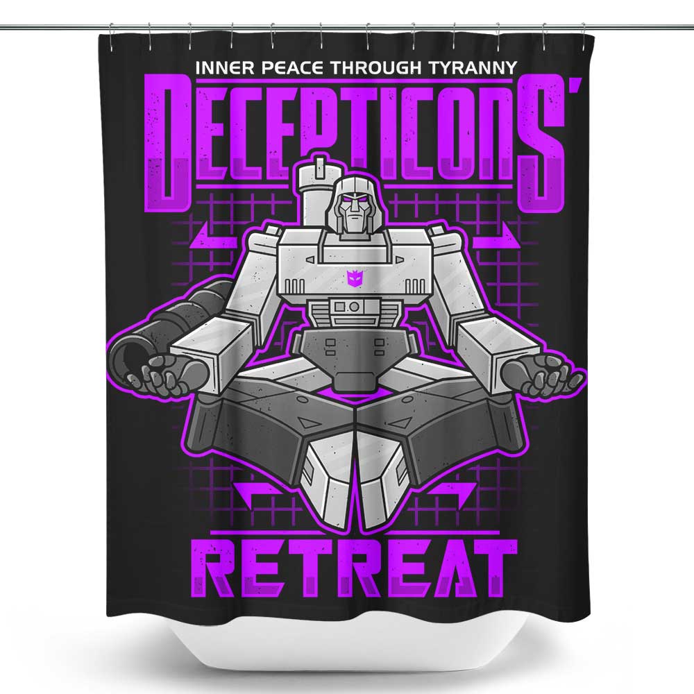 Decepticons Retreat - Shower Curtain – Once Upon a Tee