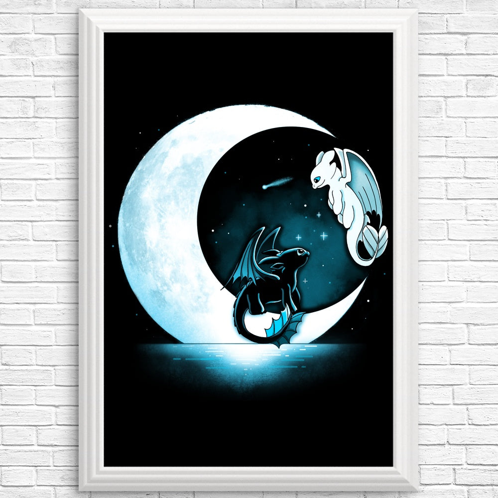 Dragon Moons - Posters & Prints – Once Upon a Tee