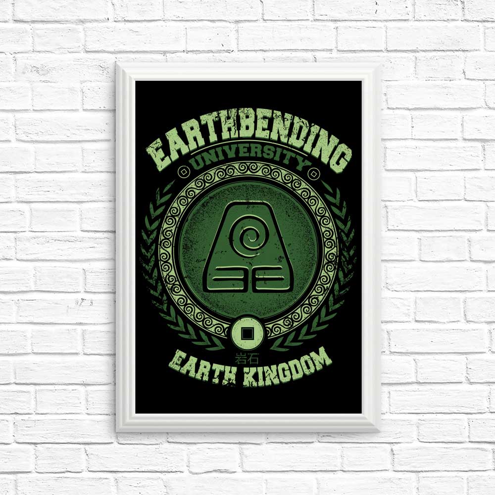 Earthbending University - Posters & Prints | Once Upon a Tee