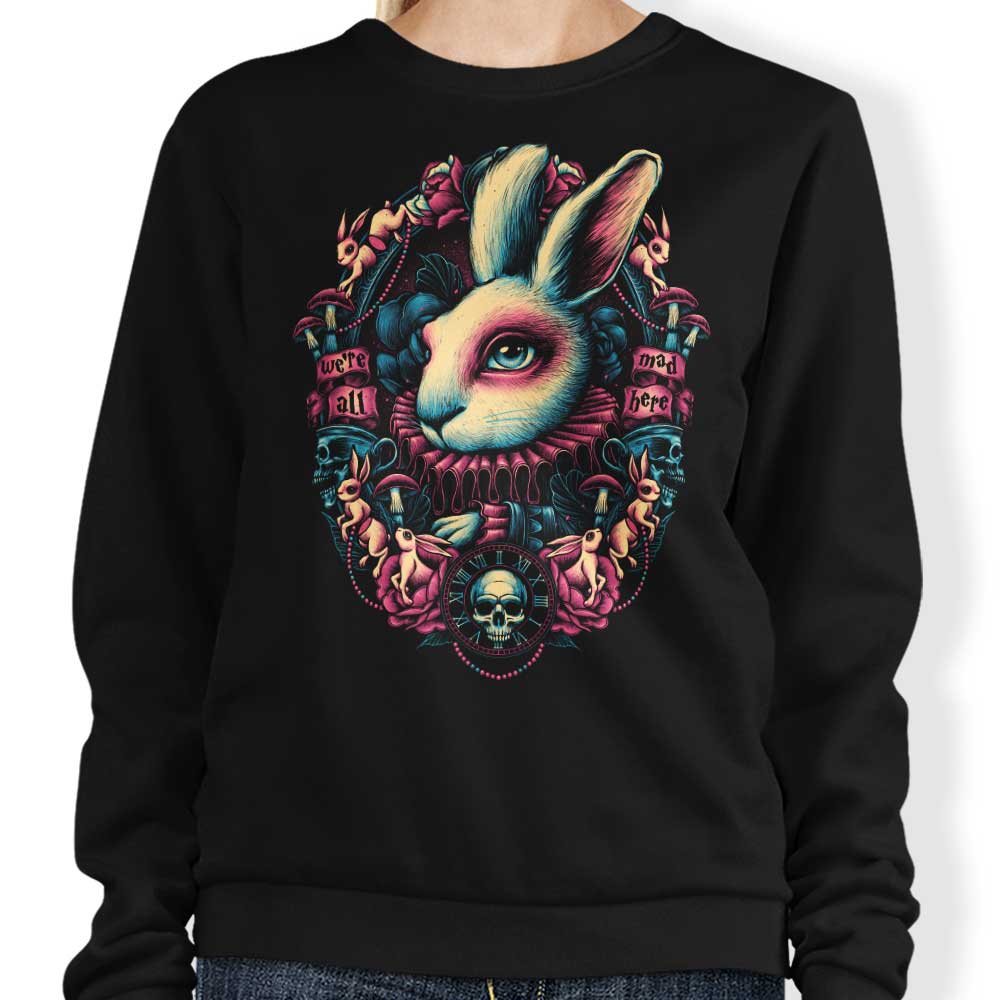 Follow the White Rabbit - Sweatshirt – Once Upon a Tee