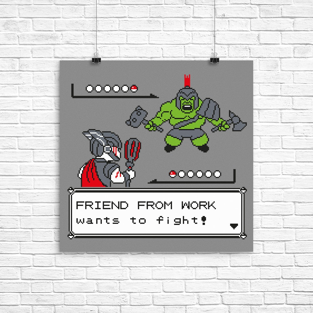 Friendly Foe - Poster – Once Upon a Tee