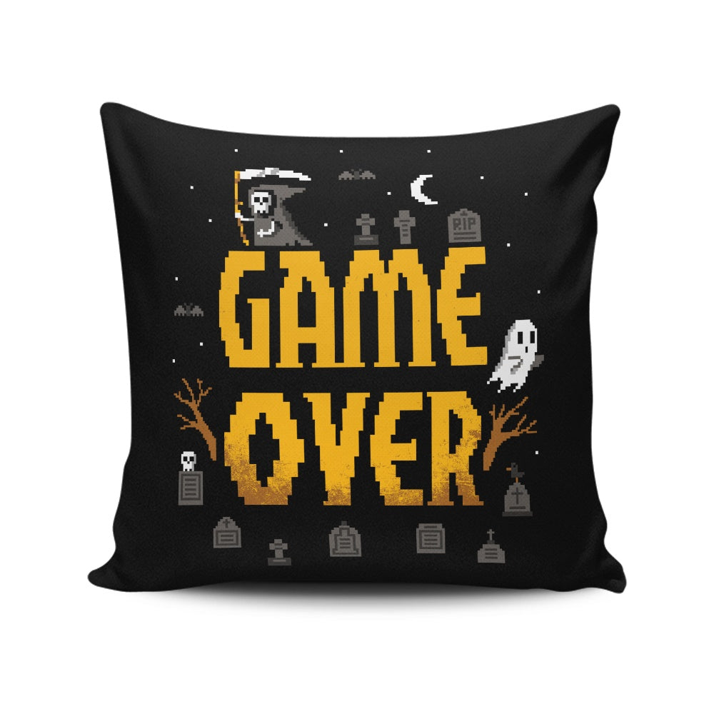 Game Over - Throw Pillow – Once Upon a Tee