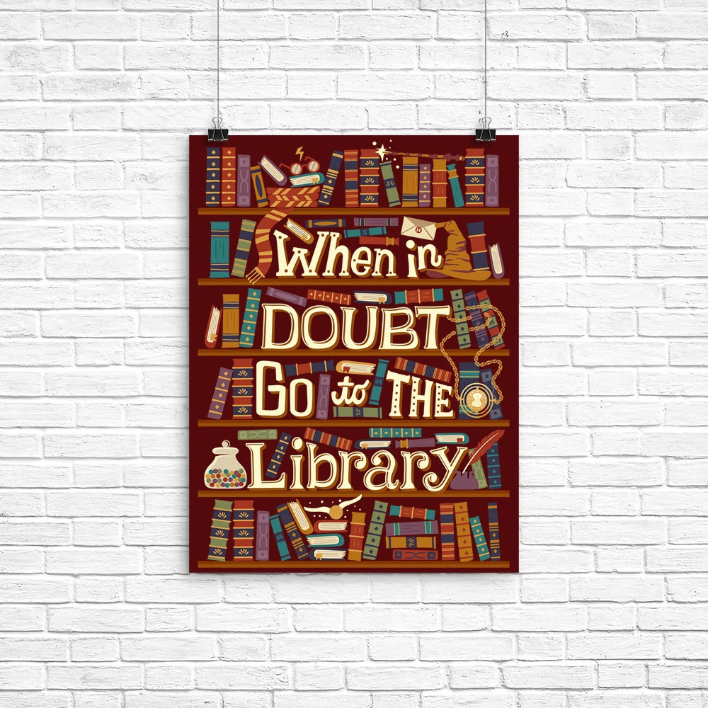 Go to the Library - Poster | Once Upon a Tee