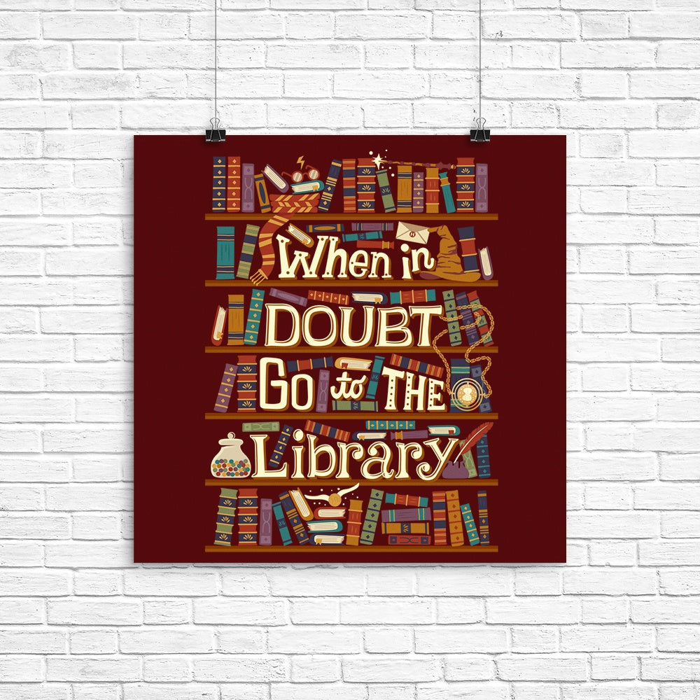 Go to the Library - Poster – Once Upon a Tee