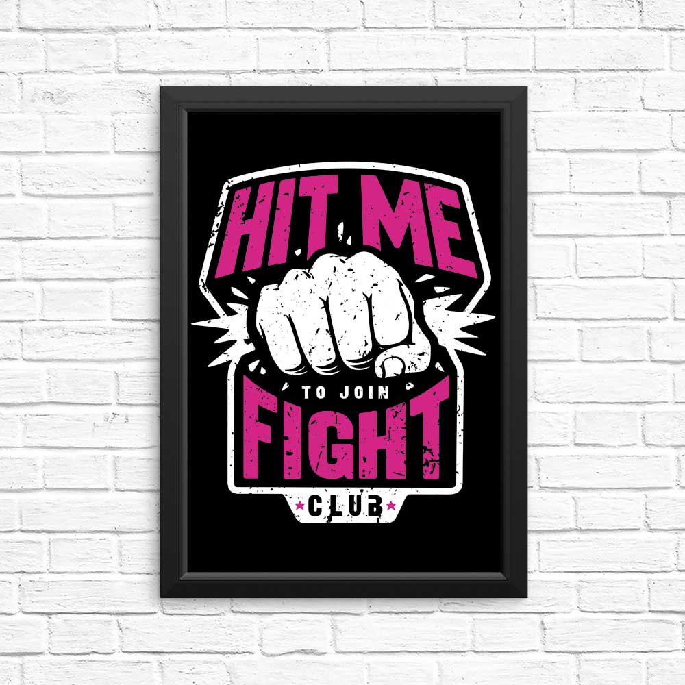 Hit Me - Posters & Prints – Once Upon a Tee