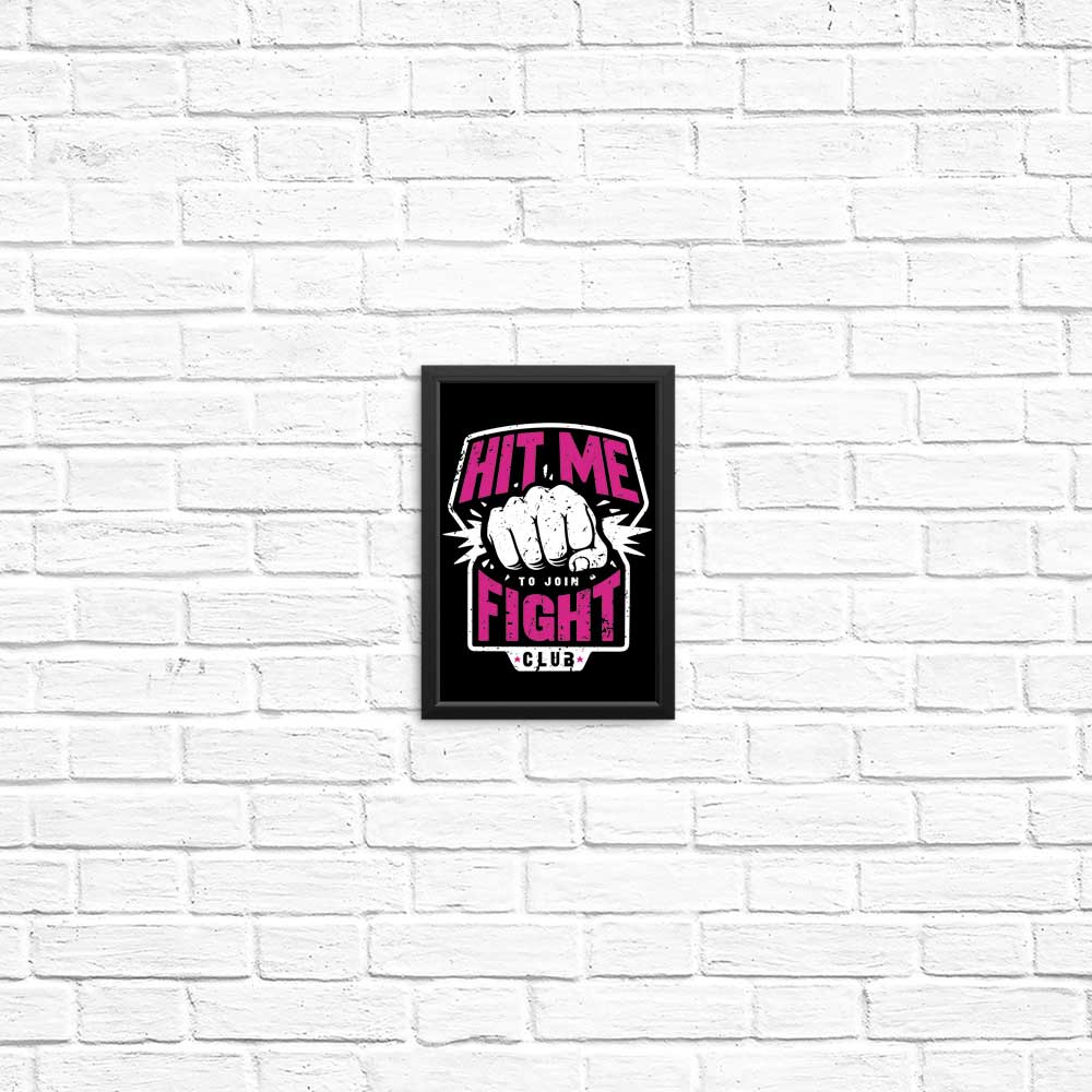 Hit Me - Posters & Prints – Once Upon a Tee