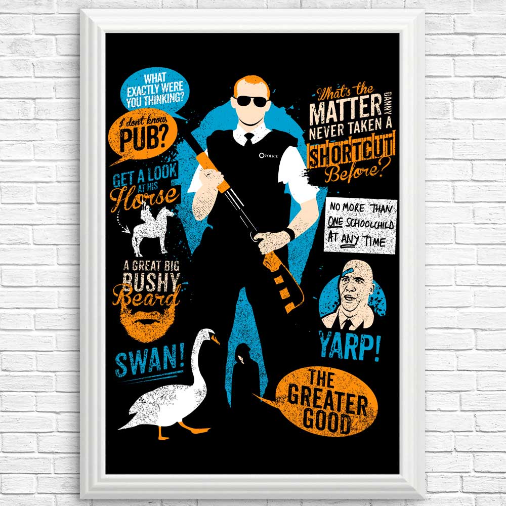 Hot Fuzz Quotes - Posters & Prints – Once Upon a Tee