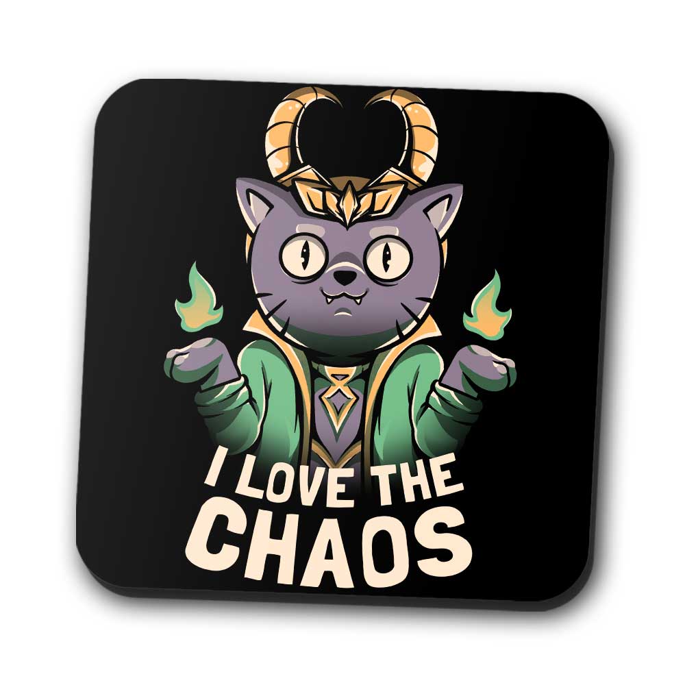 I Love the Chaos - Coasters – Once Upon a Tee