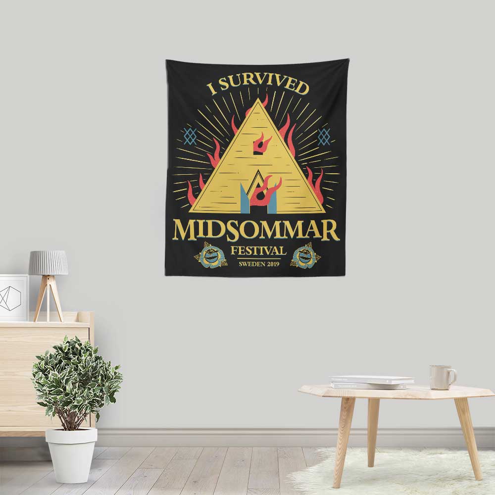 I Survived Midsommar - Wall Tapestry – Once Upon a Tee