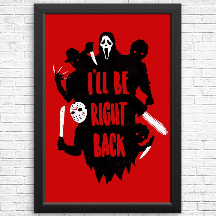 I'll Be Right Back – Once Upon a Tee