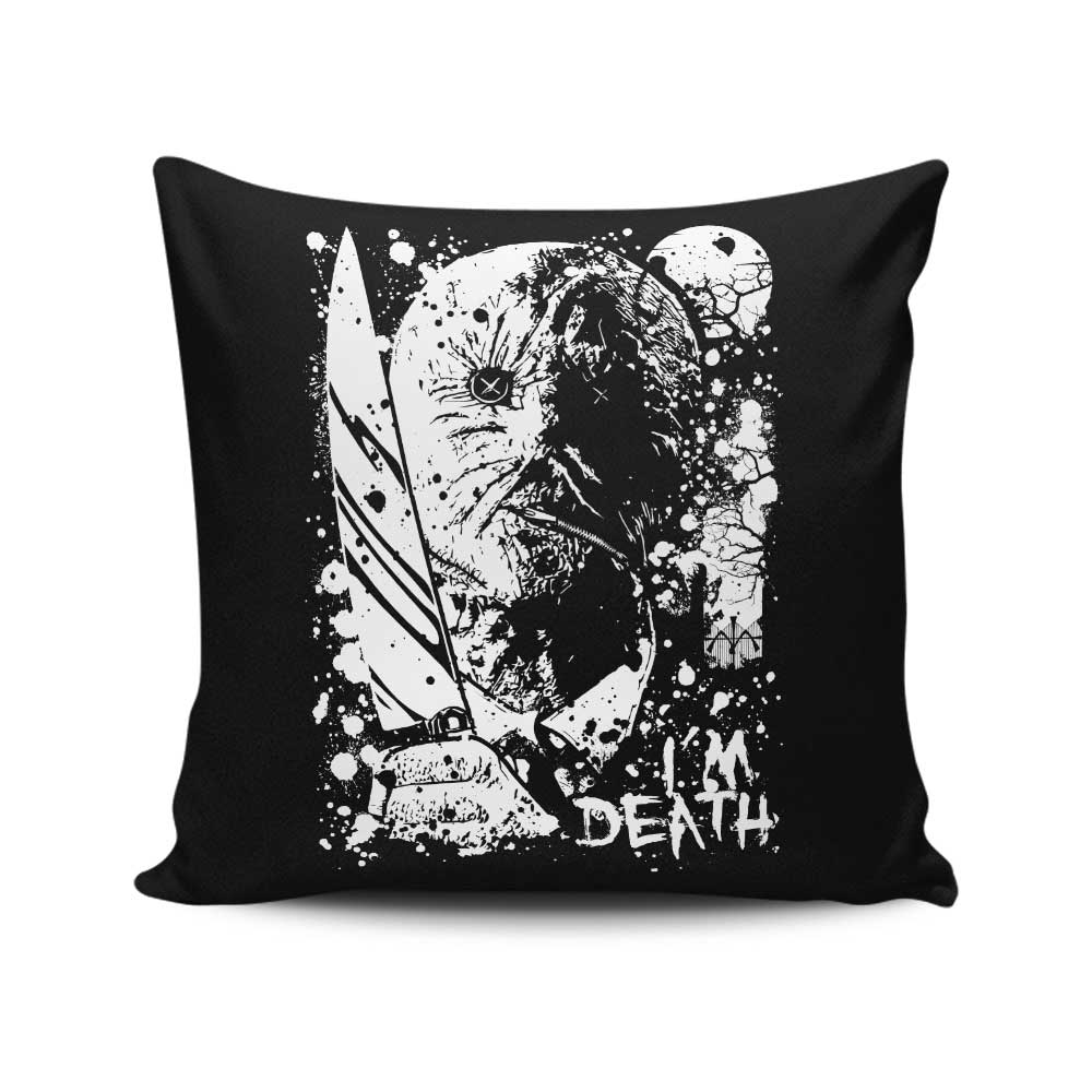 I'm Death - Throw Pillow – Once Upon a Tee