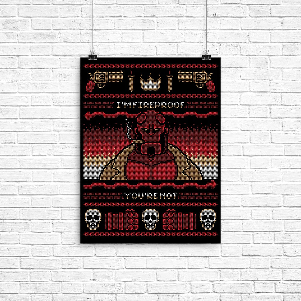 I'm Fireproof - Poster – Once Upon a Tee