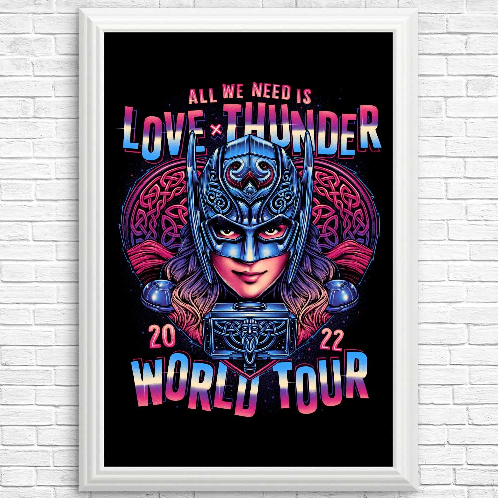 Love World Tour - Posters & Prints – Once Upon a Tee