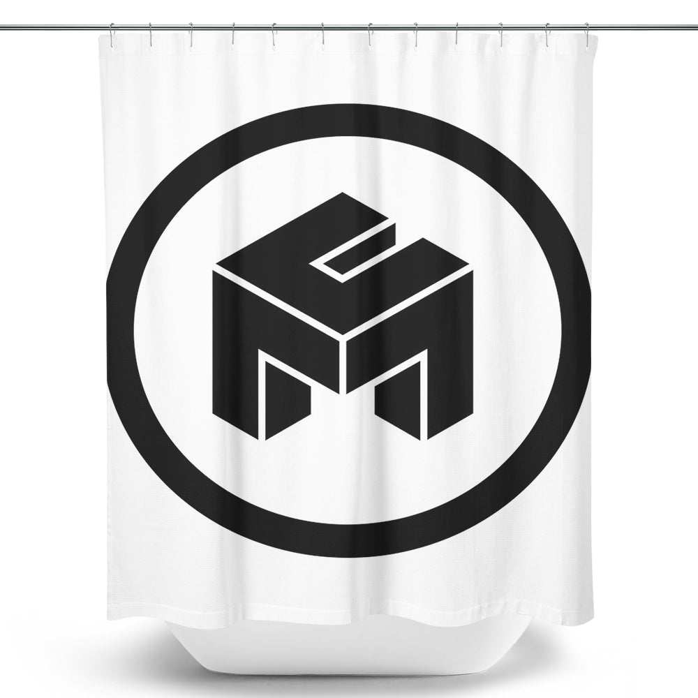 MissClick Logo - Shower Curtain – Once Upon a Tee