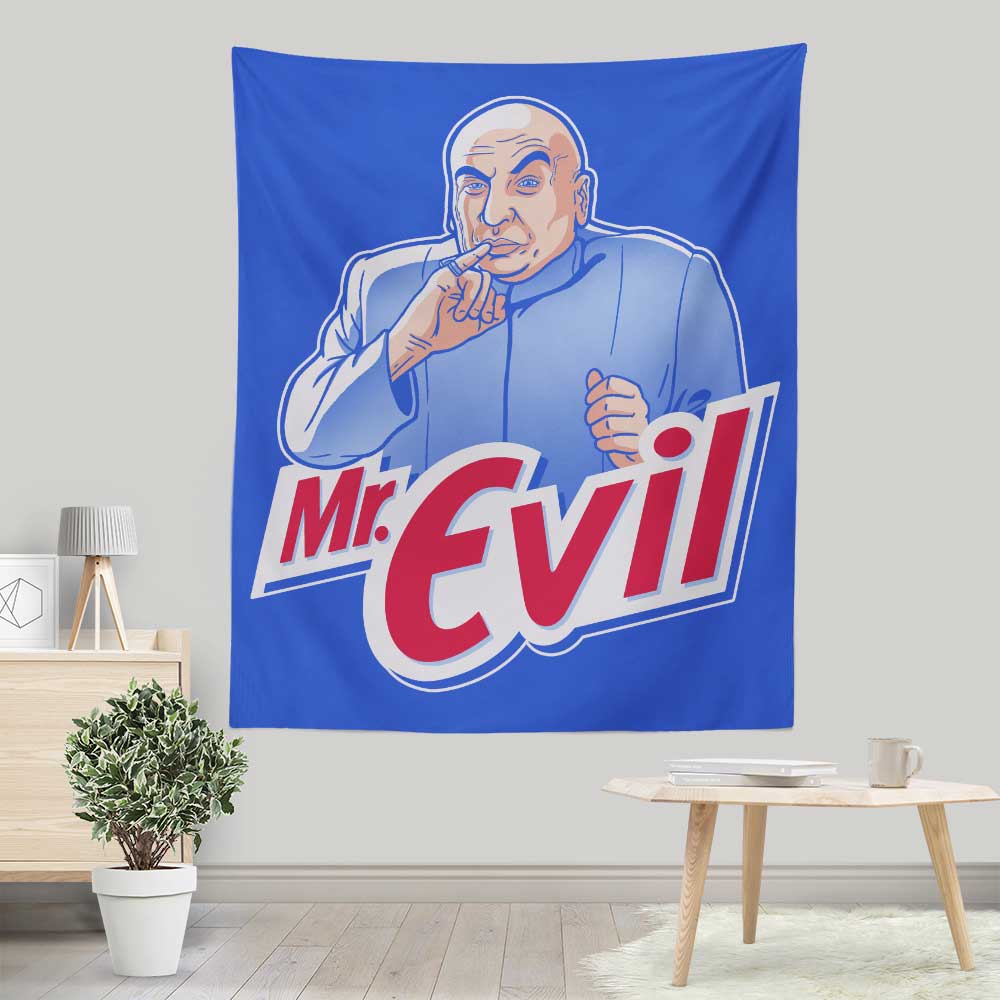 Mr. Evil - Wall Tapestry – Once Upon a Tee