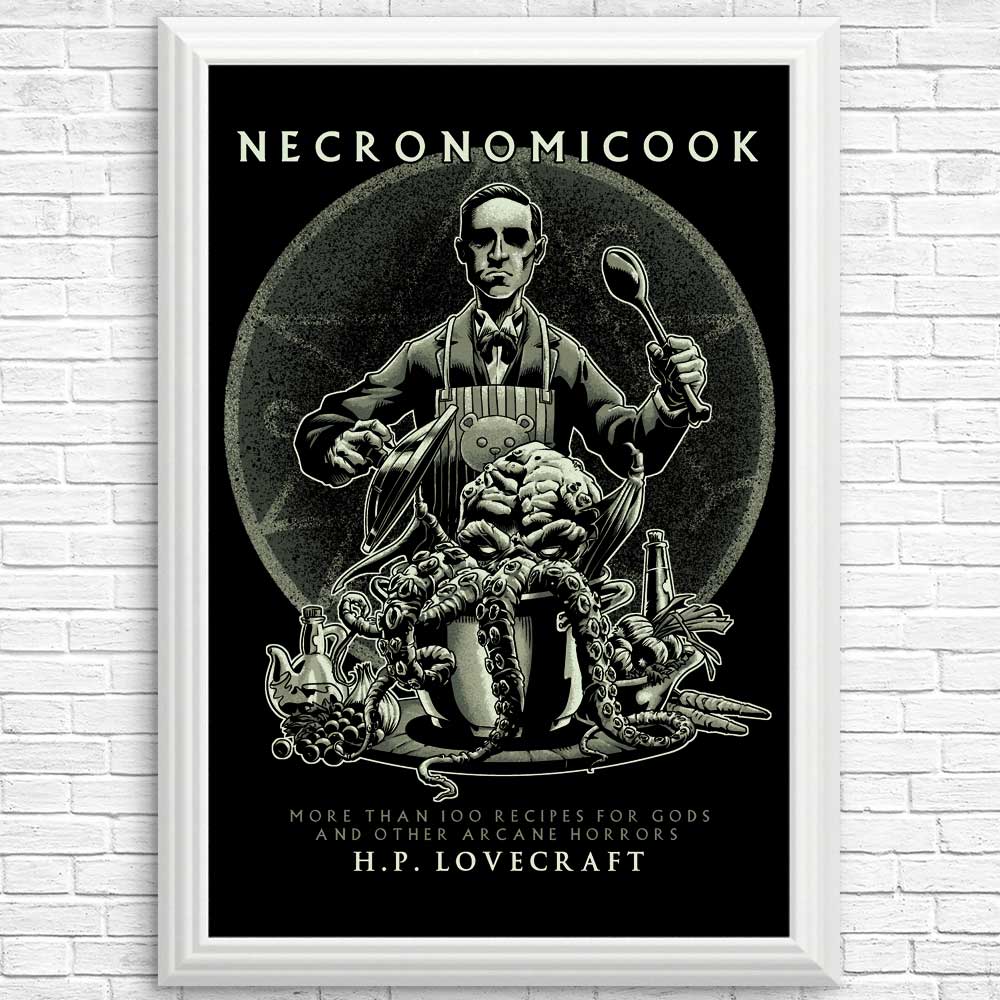 Necronomicook - Posters & Prints – Once Upon a Tee