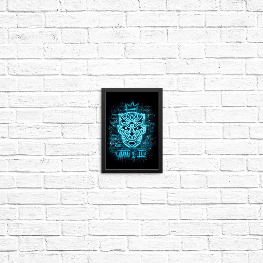 Neon Ice King - Posters & Prints – Once Upon a Tee