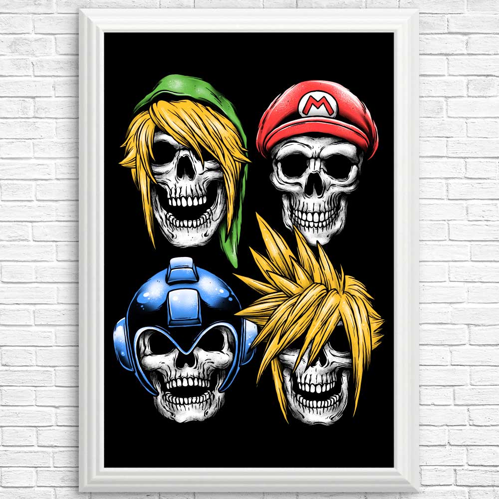 Never Game Over - Posters & Prints – Once Upon a Tee