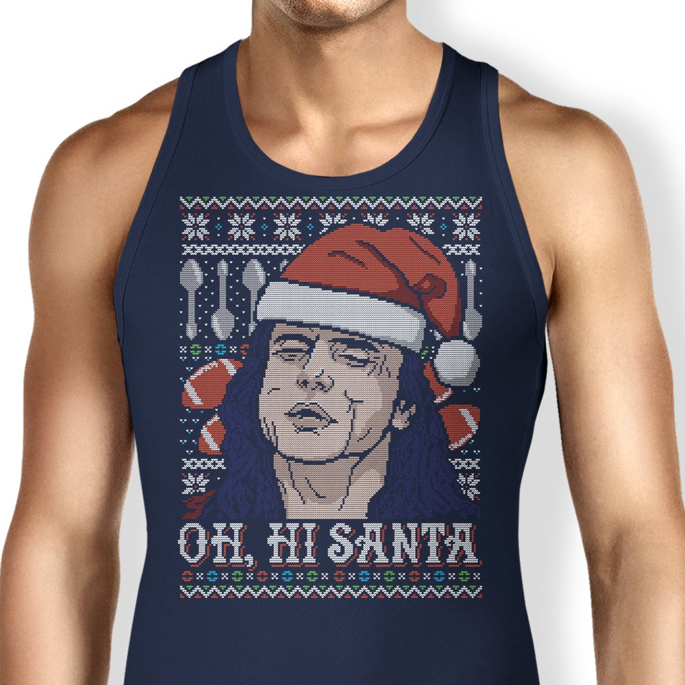 Oh Hi, Santa - Tank Tops – Once Upon a Tee