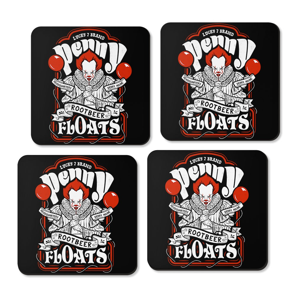 Penny Floats - Coasters – Once Upon a Tee
