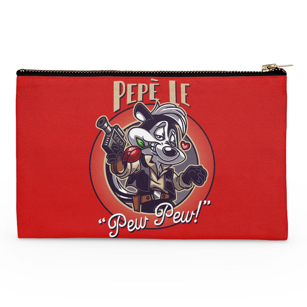 Pepe le Pew Pew - Accessory Pouch – Once Upon a Tee